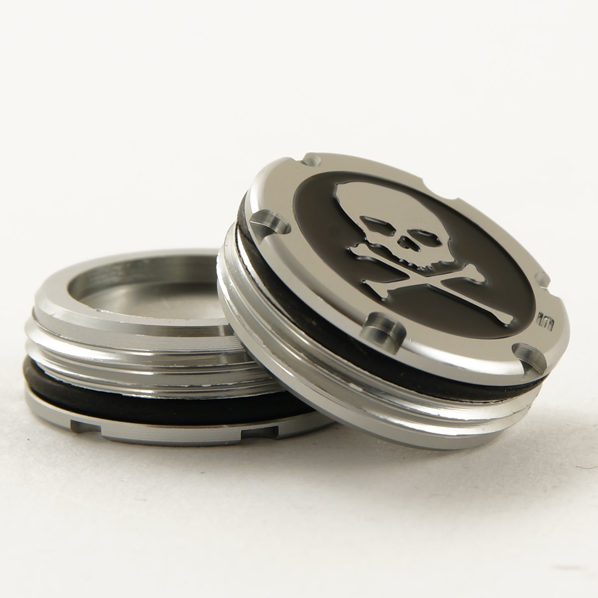19th Hole Custom Shop Deluxe Tour Style Weights for Scotty Cameron Putters, Skull, Black (30 GR)
