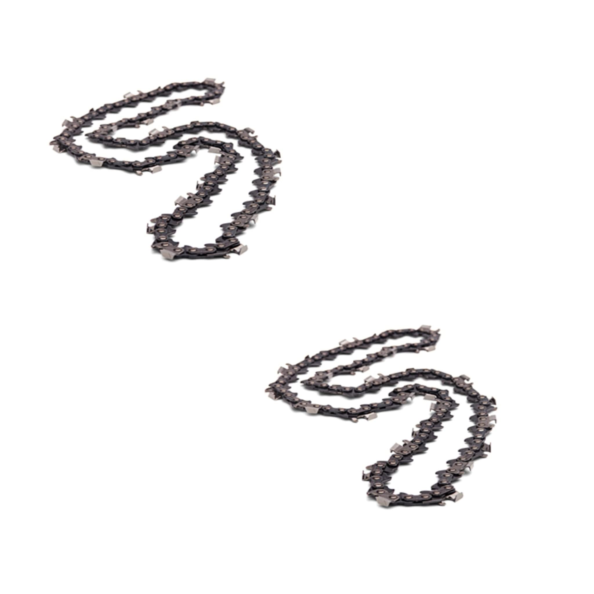 2 Pack Genuine Husqvarna 591132384 24" 3/8 .050 84 DL H80 Saw Chain Loop