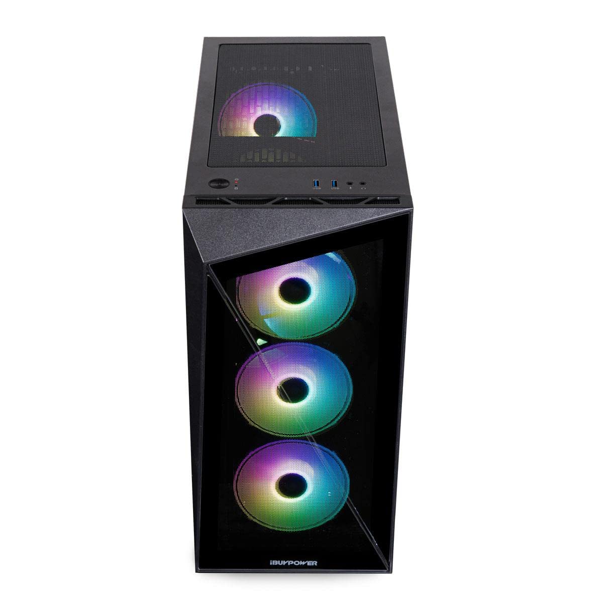 iBUYPOWER Pro Gaming PC Computer Desktop - SlateMR 1004 (Intel Core i3-10105F 3.7GHz, Nvidia GeForce GTX 1650 4 GB, 8GB DDR4, 480 GB SSD, RGB Fans, WiFi Ready, Windows 11 Home)