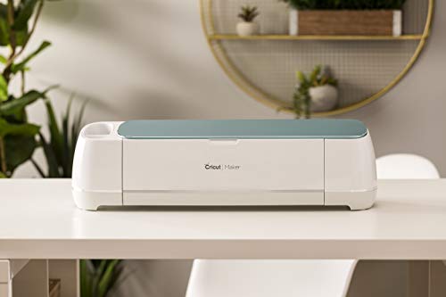 Cricut Maker - Smart Cutting Machine - With 10X Cutting Force, Cuts 300+ Materials, Create 3D Art, Home Decor & More, Bluetooth Connectivity, Compatible with iOS, Android, Windows & Mac, Blue