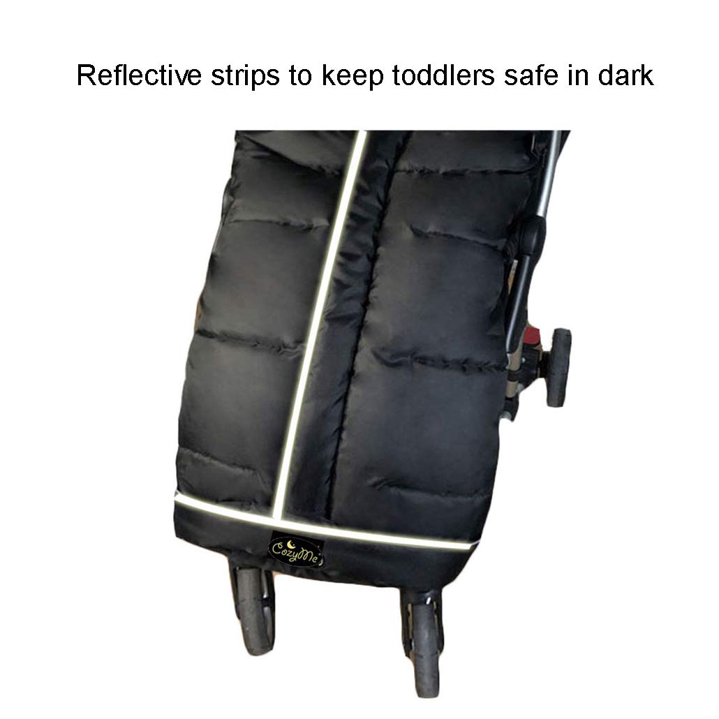 CozyMe Stroller Footmuff for Toddler, Stroller Blanket Evelution, Winter Baby Universal Stroller Bunting Bag, Warm Bunting Bag, Bottom Opens for Multi-Use,6-36M