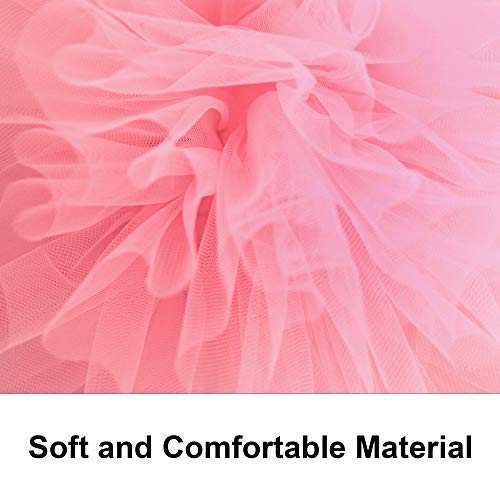 belababy Baby Girl Tutu Pink 5 Layers Dress Up Skirt, 0-24 Months, Pink