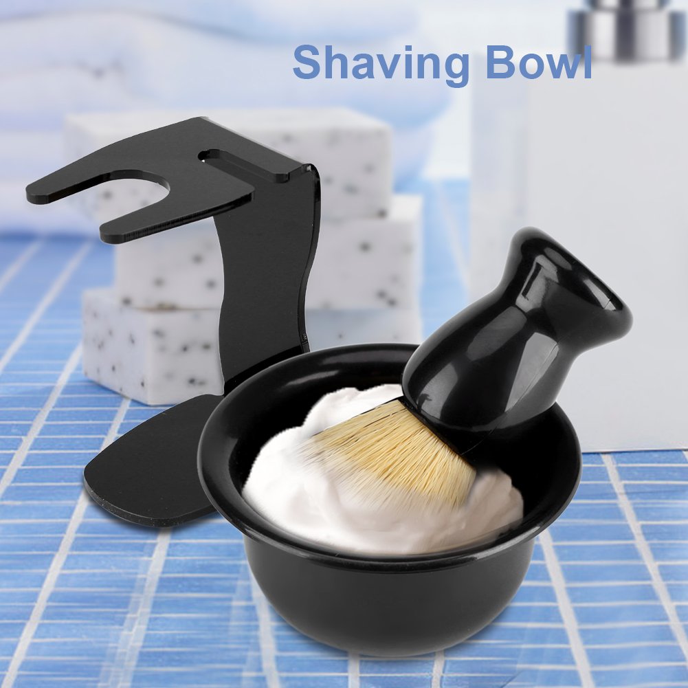Shaving Bowl 3 Pieces Shaving Stand Shaving Brush Shaving