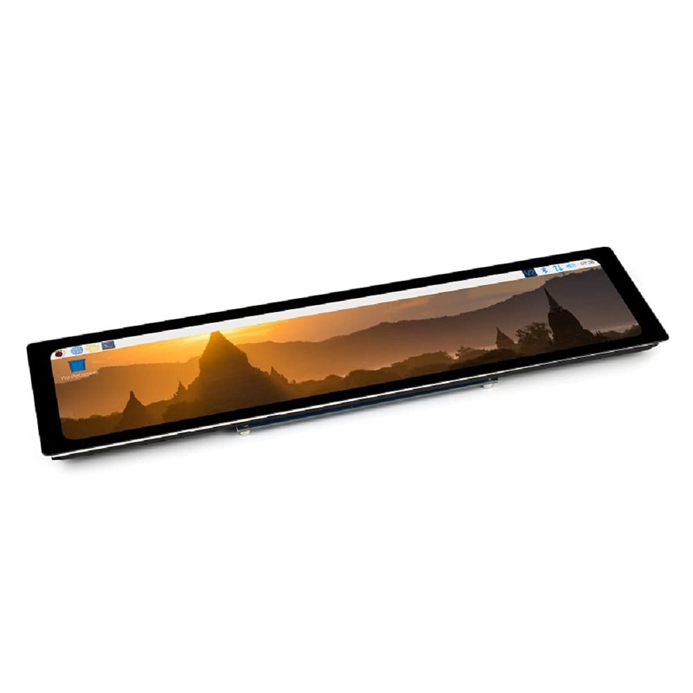 Iiunius 11.9inch Capacitive Touch Screen LCD, 320×1480, HDMI, IPS, Toughened Glass Cover, Fits Raspberry Pi,Jetson Nano,PC,Windows 10/8.1/8 / 7
