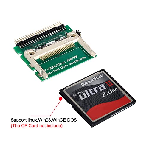 chenyang CF Compact Flash Merory Card to 2.5" 44Pin IDE Hard Disk Drive HDD SSD Adapter for Laptop