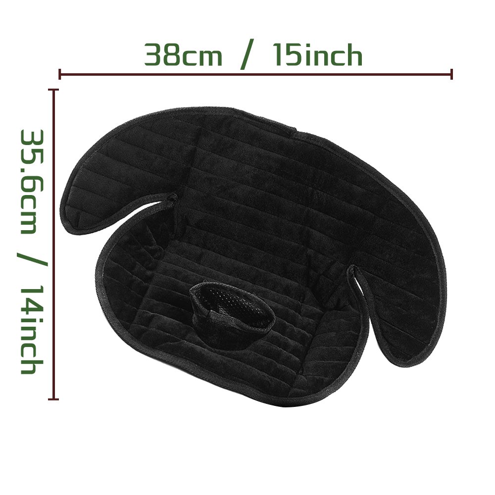 CrazyAnt Piddle Pad Travel Potty Carseat Seat Protectors, Strong Surface Water Absorption Washable Seat Liners with 360 Degree Buckle Hole Protection for Potty Training and Long Car Trips