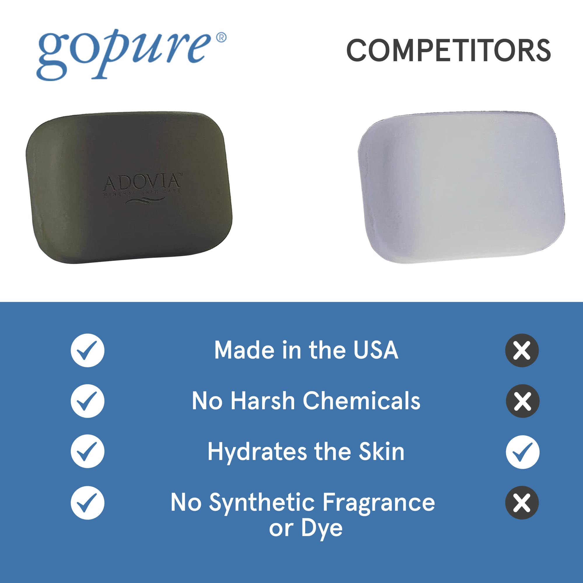 Adovia Natural Dead Sea Mud Soap