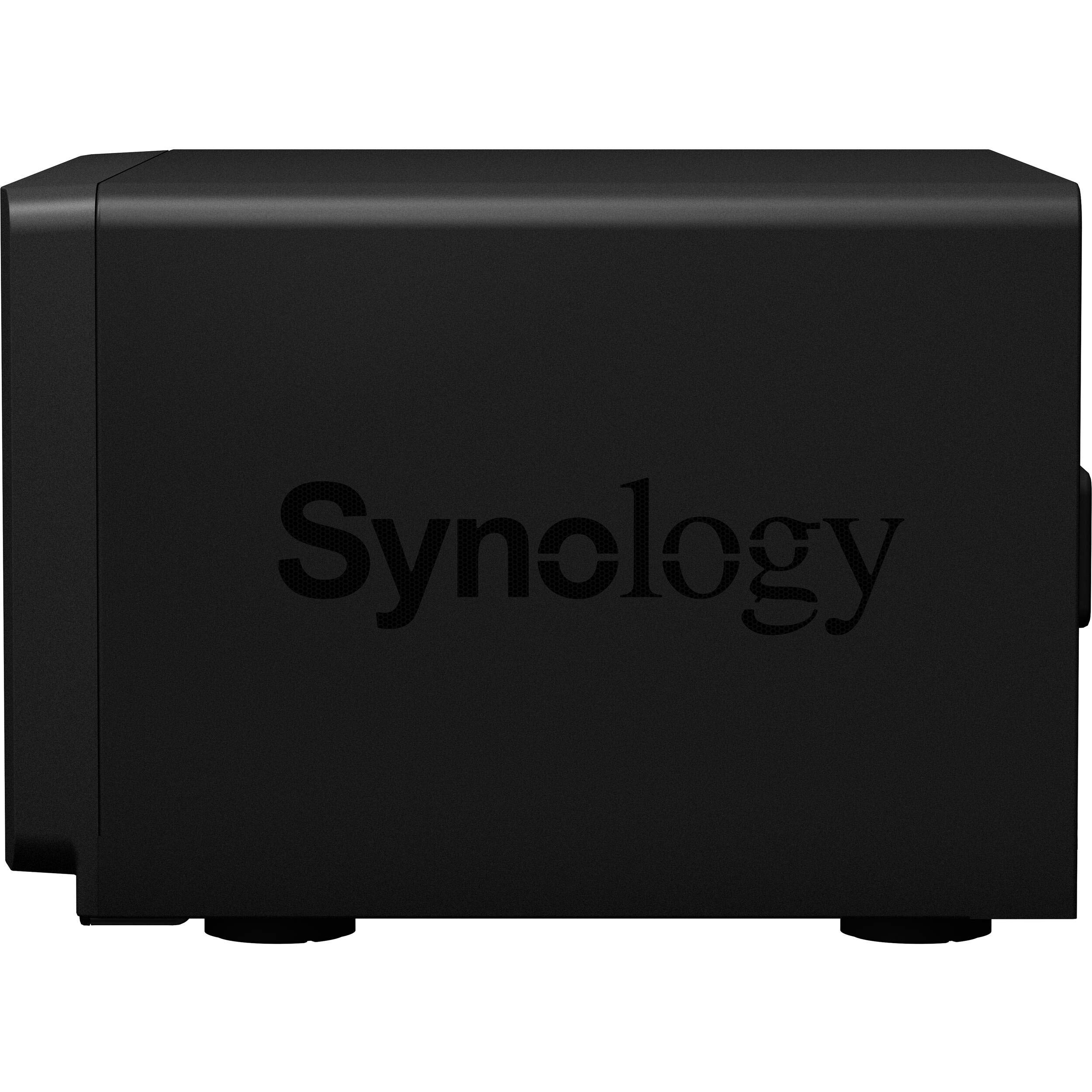 Synology DiskStation DS1621+ NAS Server for Business with Ryzen CPU, 32GB Memory, 1TB M.2 SSD, 24TB HDD, DSM Operating System, iSCSI Target Ready