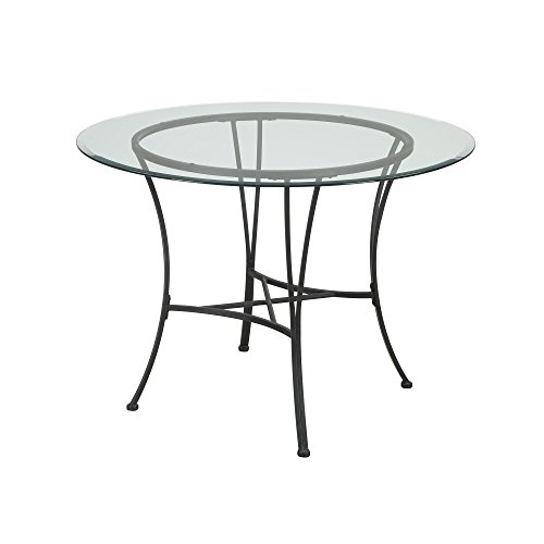 Dorel Living Jersey 5-Piece Dinette, Black/Beige