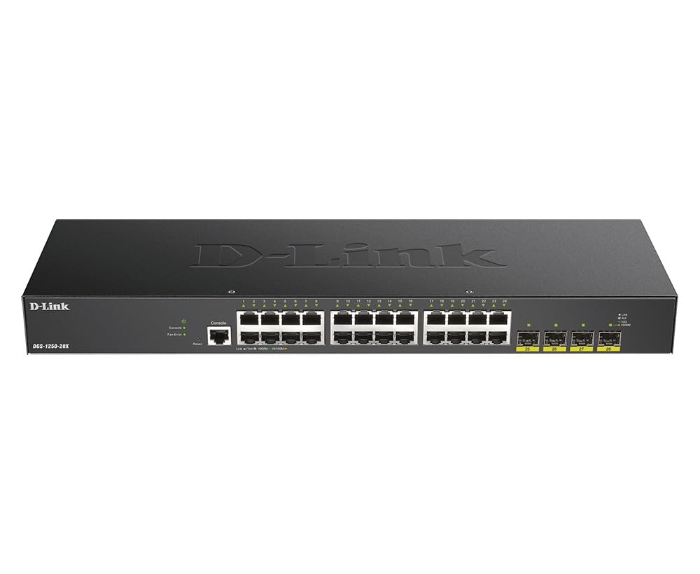 D-Link 28-Port 10-Gigabit Smart Managed Switch