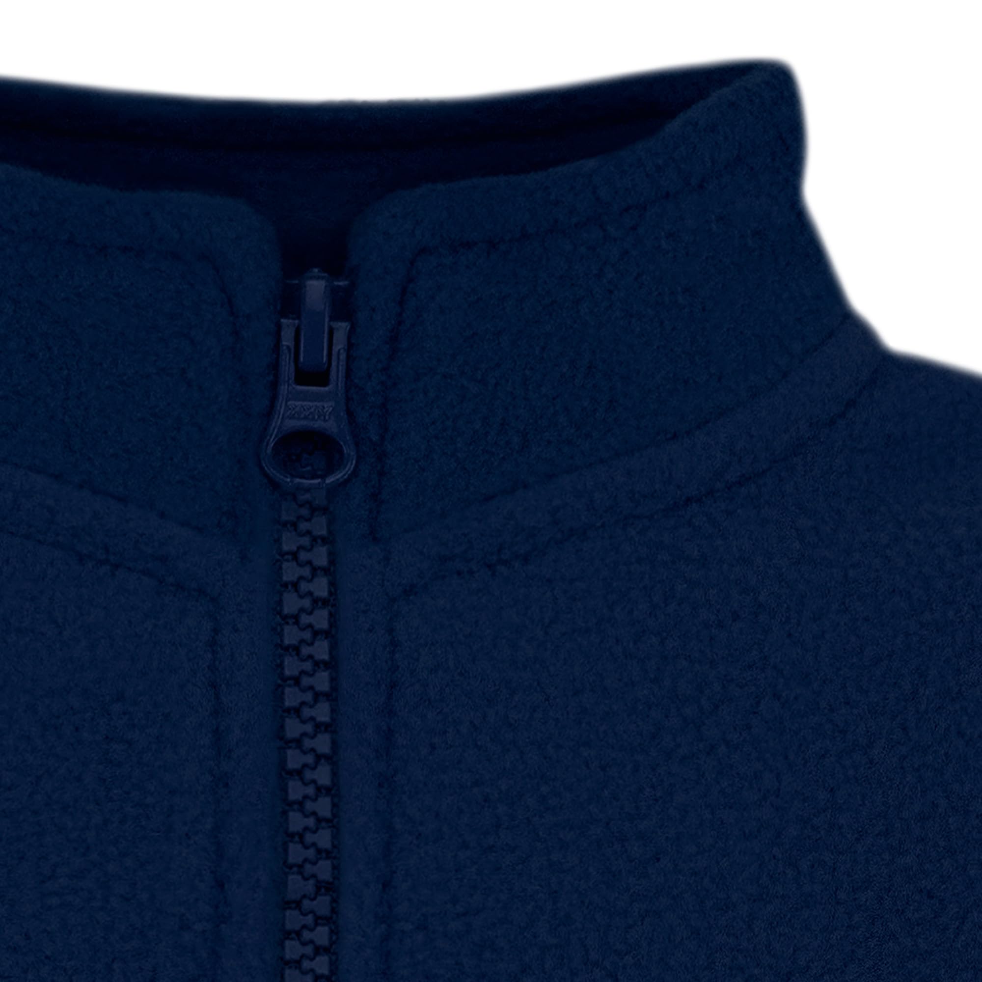 Creative Knitwear College Baby NCAA Officially Licensed Polar Fleece Vest - Syracuse Orange Logo - Navy - 12 Months