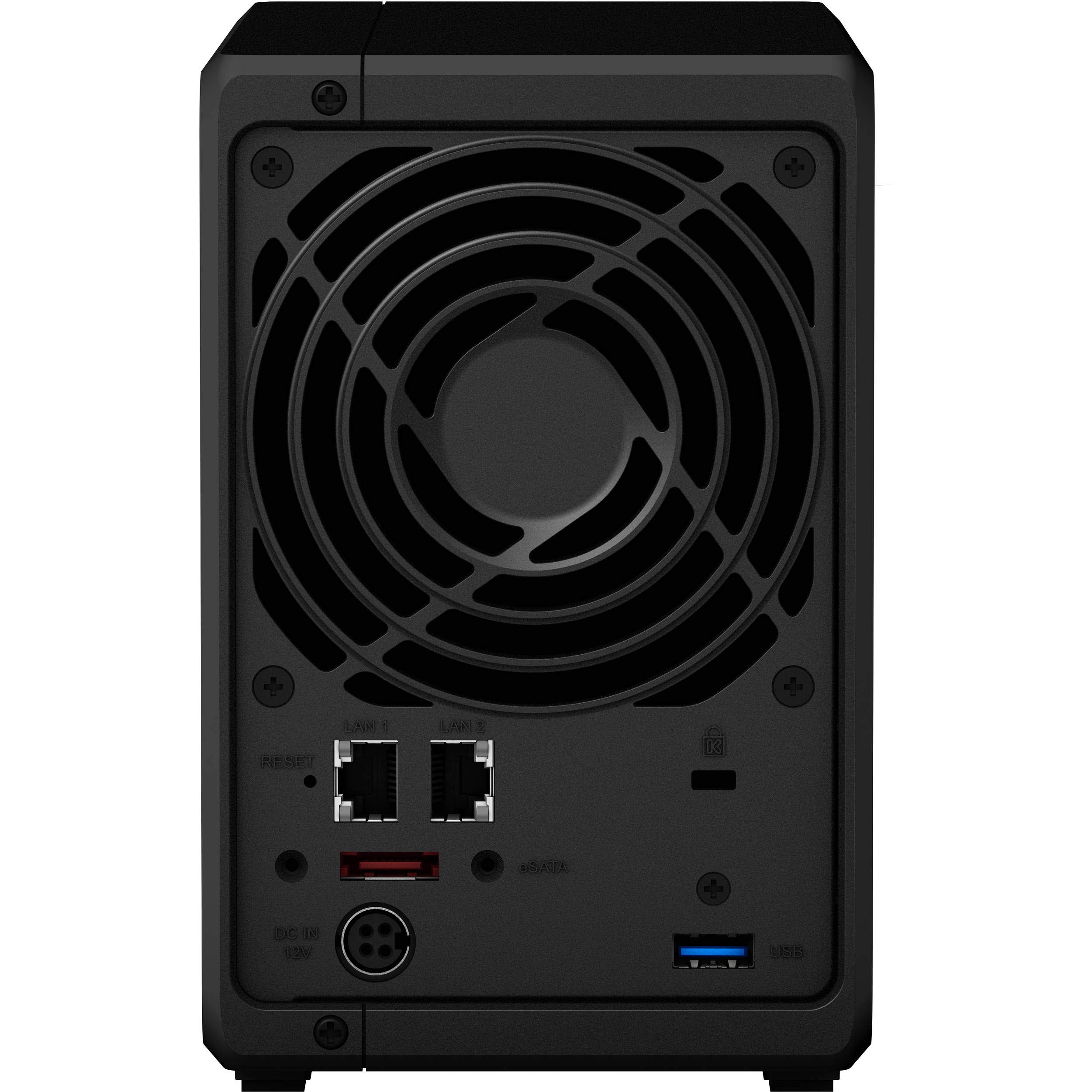 Synology DiskStation DS720+ NAS Server for Business with Celeron CPU, 6GB Memory, 4TB HDD Storage, DSM Operating System