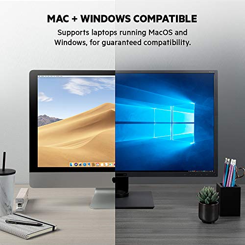 Belkin Thunderbolt 3 Dock Core With Thunderbolt 3 Cable - Usb C Hub - 7-In-1 Docking Station For Macs & Windows, 60W Upstream Charging, With Gigabit Ethernet, Displayport & Audio Ports