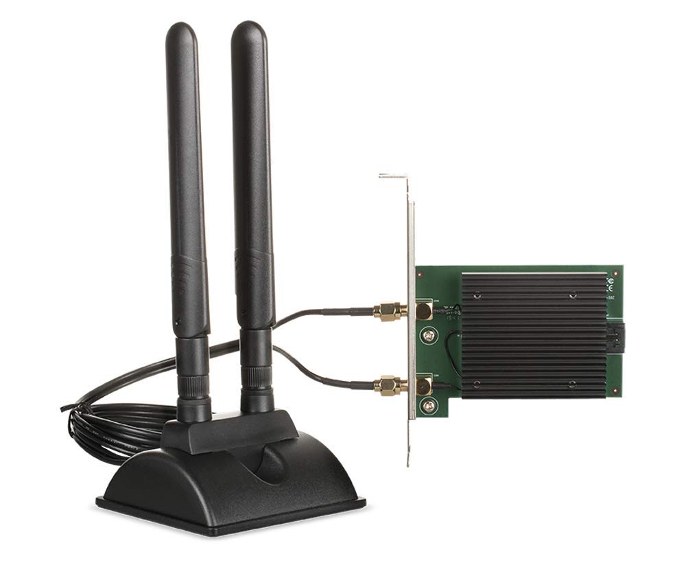 D-Link PCI Express Wireless Adapter AX3000 WiFi 6 Bluetooth 5.1 Magnetic Antenna Base Heatsink Dual Band Windows 10 PCIe Ethernet Network (DWA-X3000)