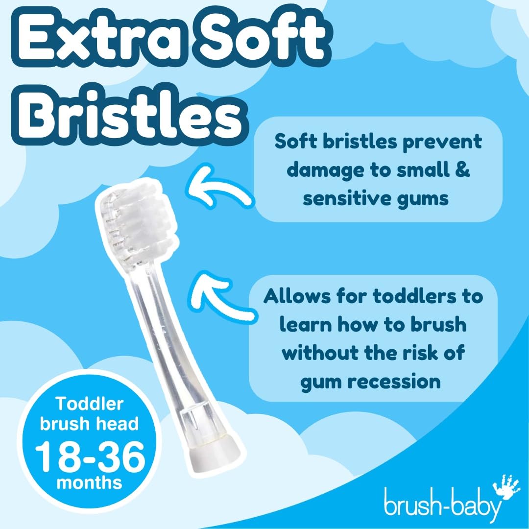 Brush-Baby BabySonic Replacement Heads (18-36 Month (Pack of 4))