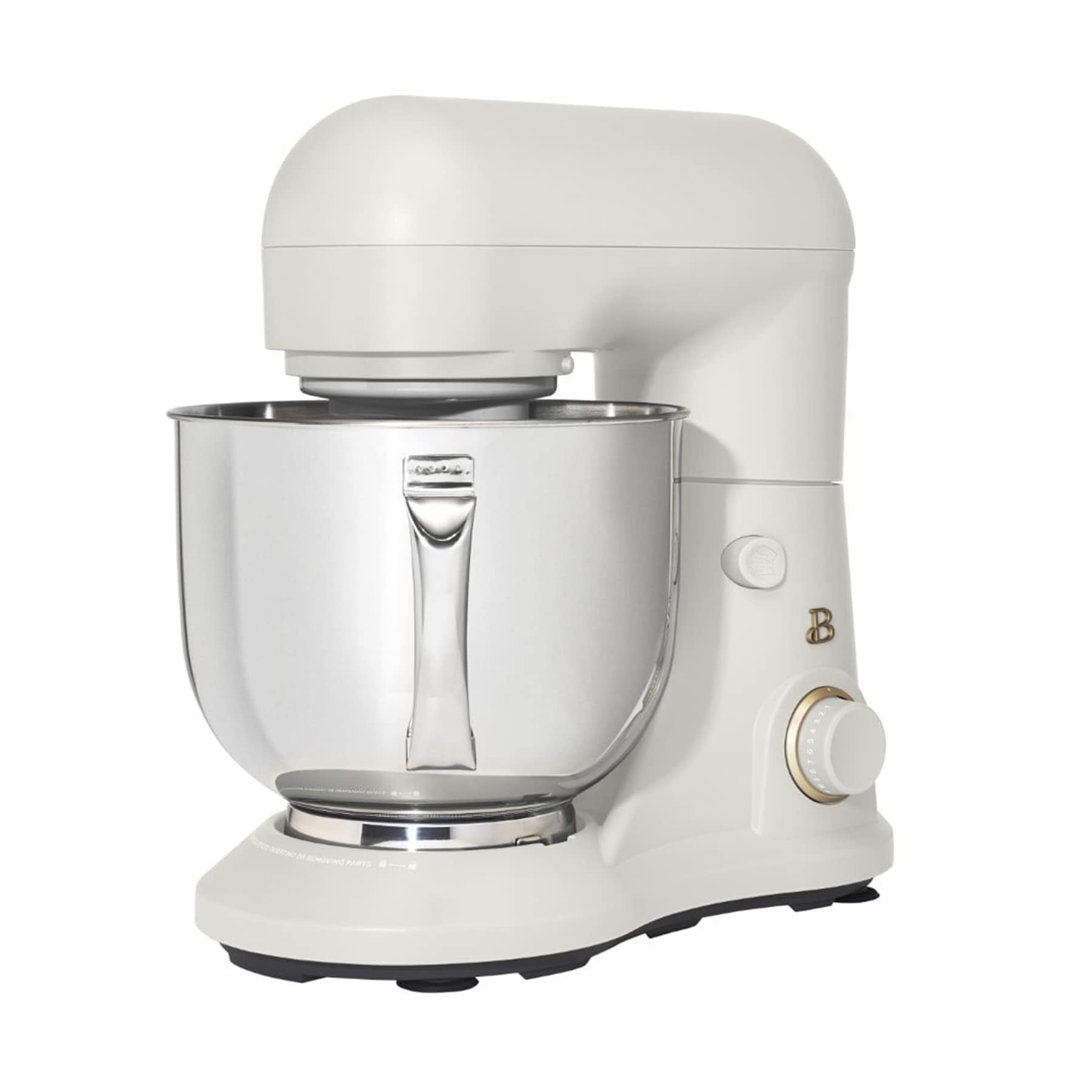 5.3QT Capacity Lightweight & Powerful Tilt-Head Stand Mixer, White Icing by Drew Barrymore