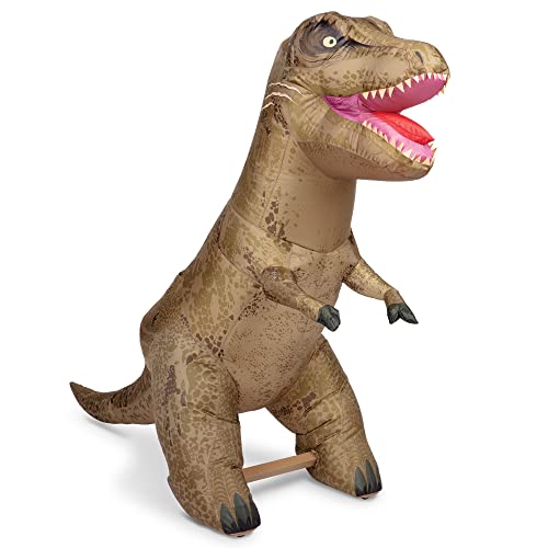 AIRTITANS Jurassic World Inflatable T Rex RC β Massive Attack Air Titans Dinosaur - Over 6 Feet Long - Turns & Spins - Stomps & Roars!