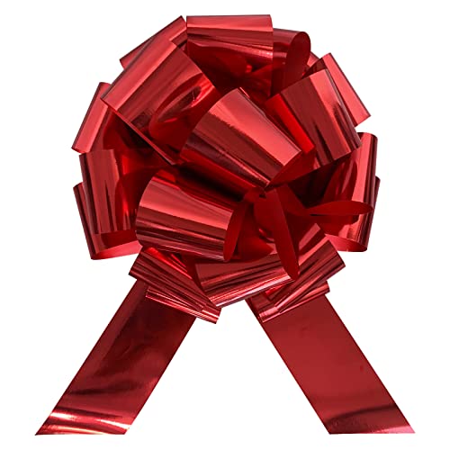 Aidwey Big Gift Wrapping Bows (Red, 18 inch, 1 Pack) for Large Gift Decoration. Big car bows, Christmas Bows, Birthday Bows, Large Bow, Big Red Bow, Giant Bow.