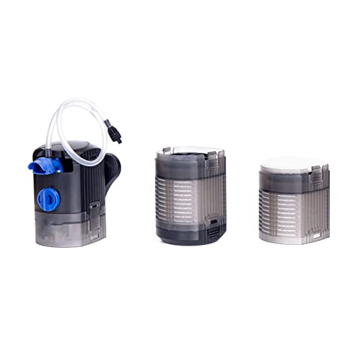 AQUA-ATL Aquarium Filter (for 40 to 160 Gal) Fish Tank Submersible Filter for Fish Turtle Reptitle Tank (8w Filter Up to 120 Gal)