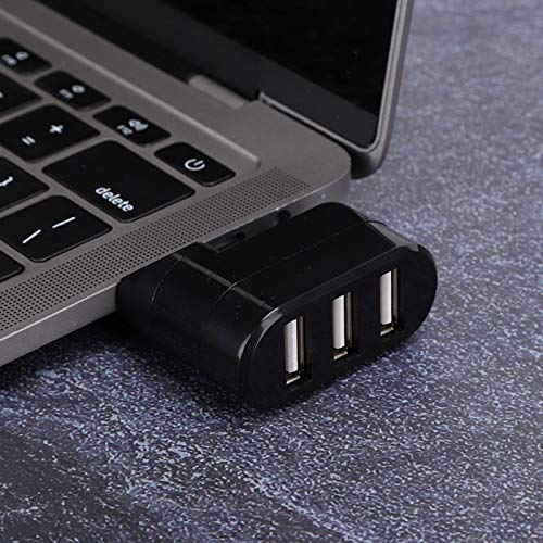 Emoshayoga 3-Port Docking Station Hub Computer Accessory (black)
