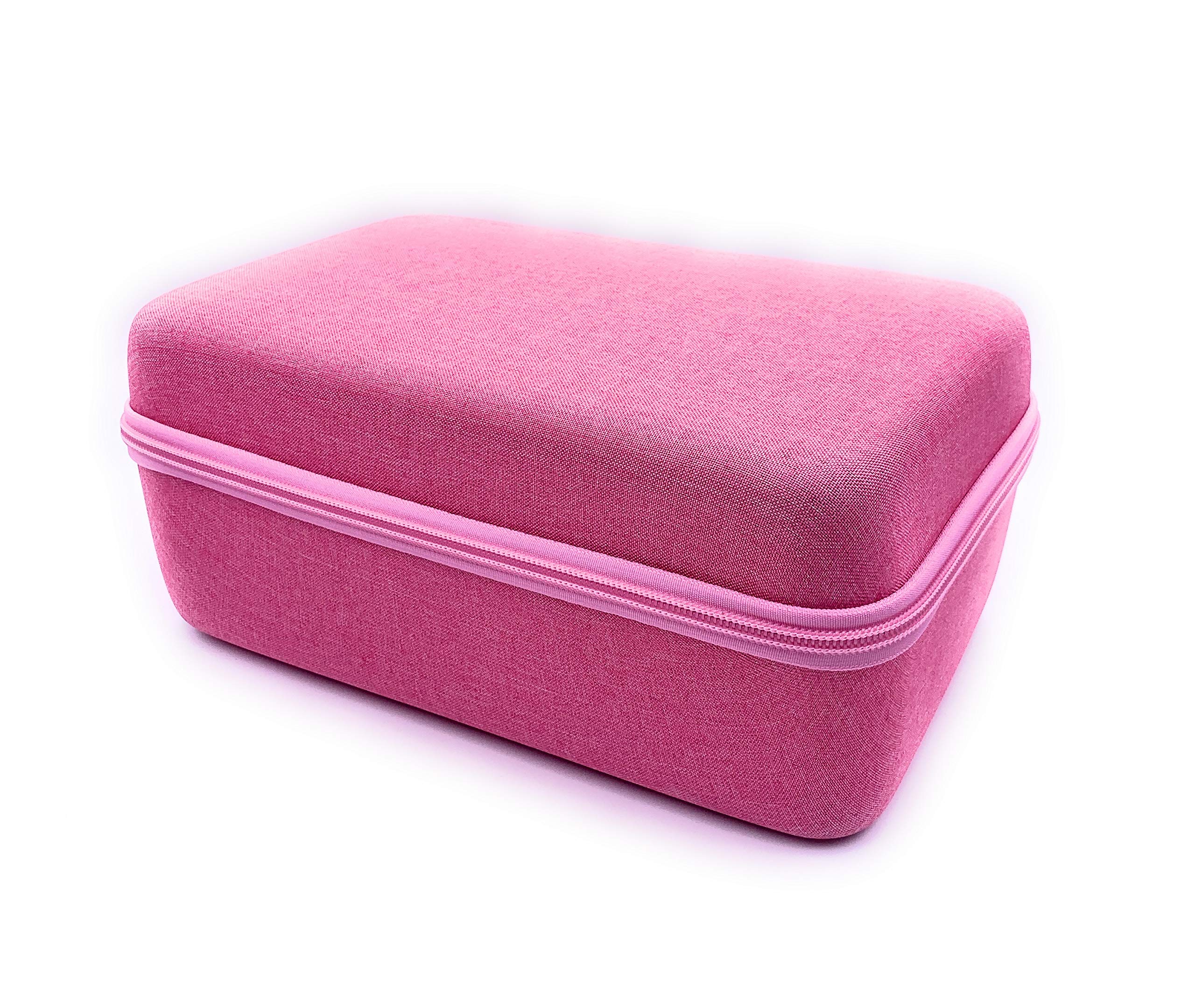 Xcivi Hard Carrying Case for Osmo Fire Tablet Little Starter/Genius Starter Kit with Fire Tablet Base, Storage Organizer for OSMO Fire Base/Numbers/Words/Tangram (Pink)