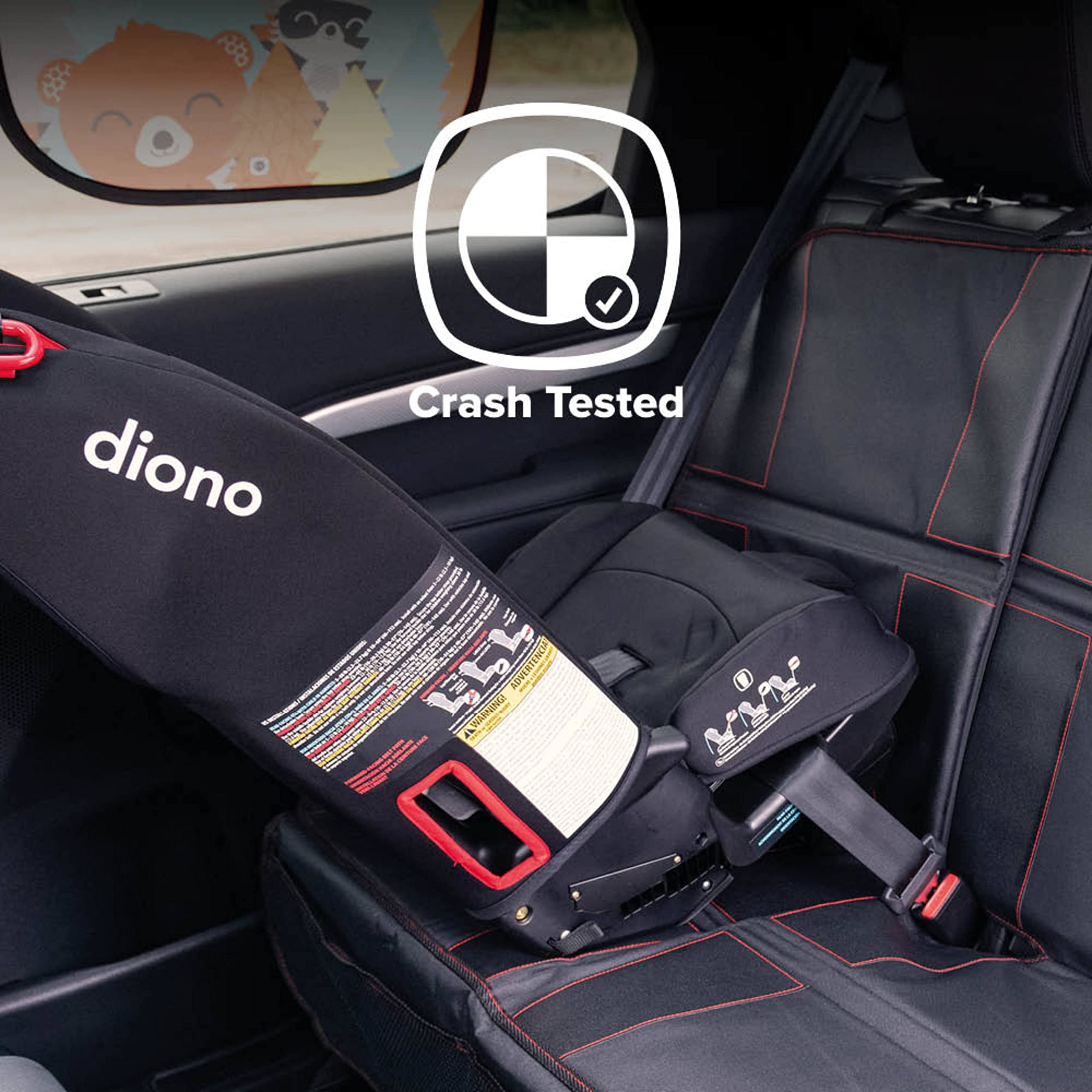 Diono Ultra Mat Fits3 Across Extra Large Car Seat Protector for Complete Protection Against Dirt & Scratches, Crash Tested, High Strength, Water Resistant with Thick Padding for Durable Protection