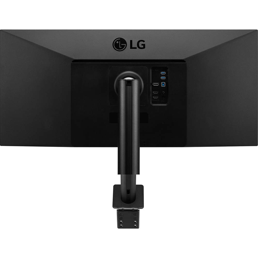 LG 34WN780-B 34" 21:9 UltraWide QHD 3440x1440 Ergo IPS HDR Monitor Bundle with 2X Deco Gear 6FT 4K HDMI 2.0 Cable, Screen Cleaner and 6-Outlet Surge Adapter with Night Light