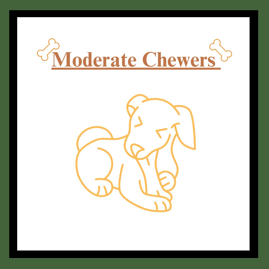 AccessiPets Dog Chew Bundles for Small & Medium Dogs, Rawhide Free Alternative 5 in Retriever Sticks Bundle with 1 Dog Waste Roll, Dental Rolls for Moderate Chewers (Peanut Butter, 10 Count)