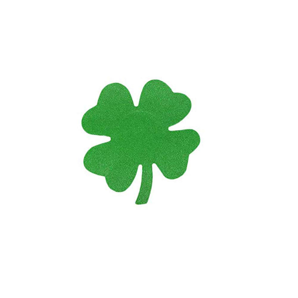 BinaryABC St.Patrick's Day Shamrock Nipple Covers Breast Pasties,St Patricks Day Decorations,Self Adhesive,10 Pairs (Green)