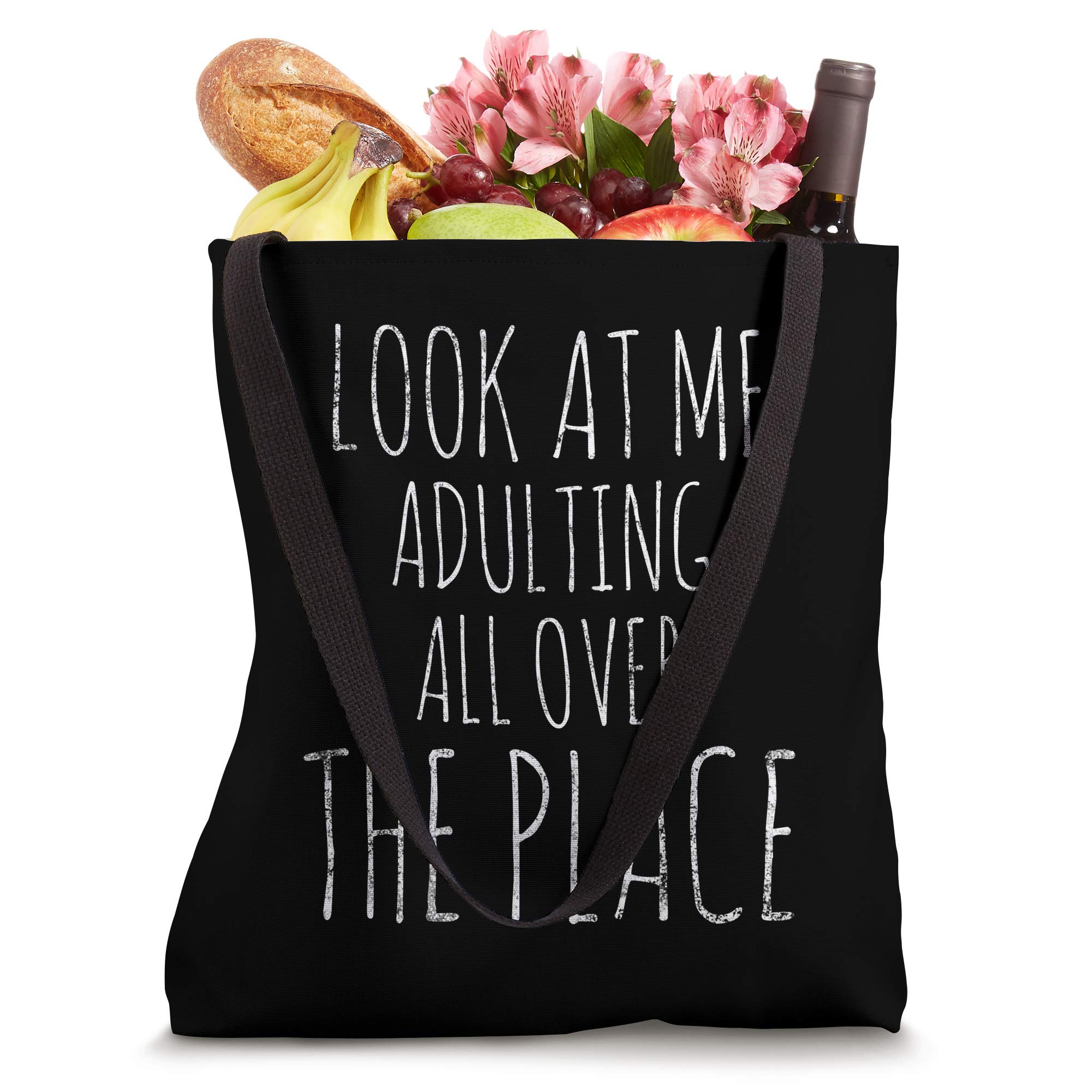 Adulting funny 18th birthday for girls Tote Bag