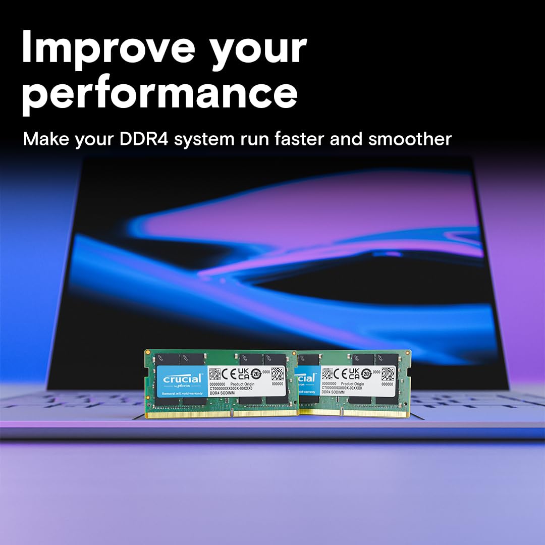 Crucial RAM 4GB DDR4 2666 MHz CL19 Laptop Memory CT4G4SFS8266