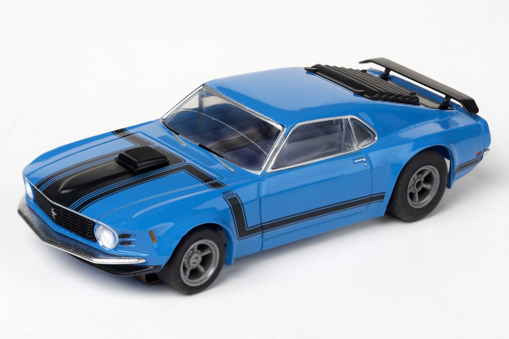 AFX/Racemasters Mustang - Boss 302 - Blue AFX22026 HO Slot Racing Cars