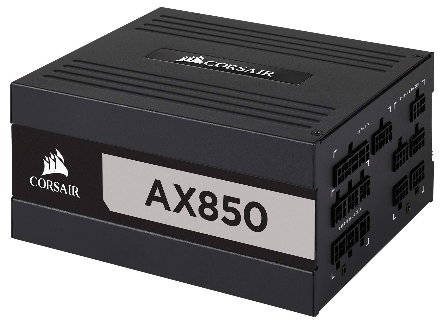 Corsair AX Series, AX850, 850 Watt, 80+ Titanium Certified, Fully Modular Power Supply