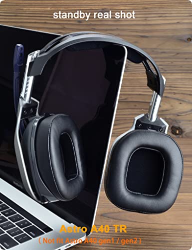 A40 TR Mod Kit β defean Replacement Earpads and Headband Compatible with Astro Gaming A40 TR Headset,Ear Cushions, Upgrade High-Density Noise Cancelling Foam, Added Thickness (Black Protein)