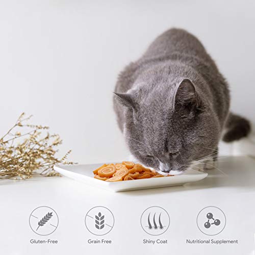 Jungle Calling Chicken Wrapped Dog Treats, Grain Free Soft Chewy Chicken&Codfish Treats for Training Rewards,10.6Ounce