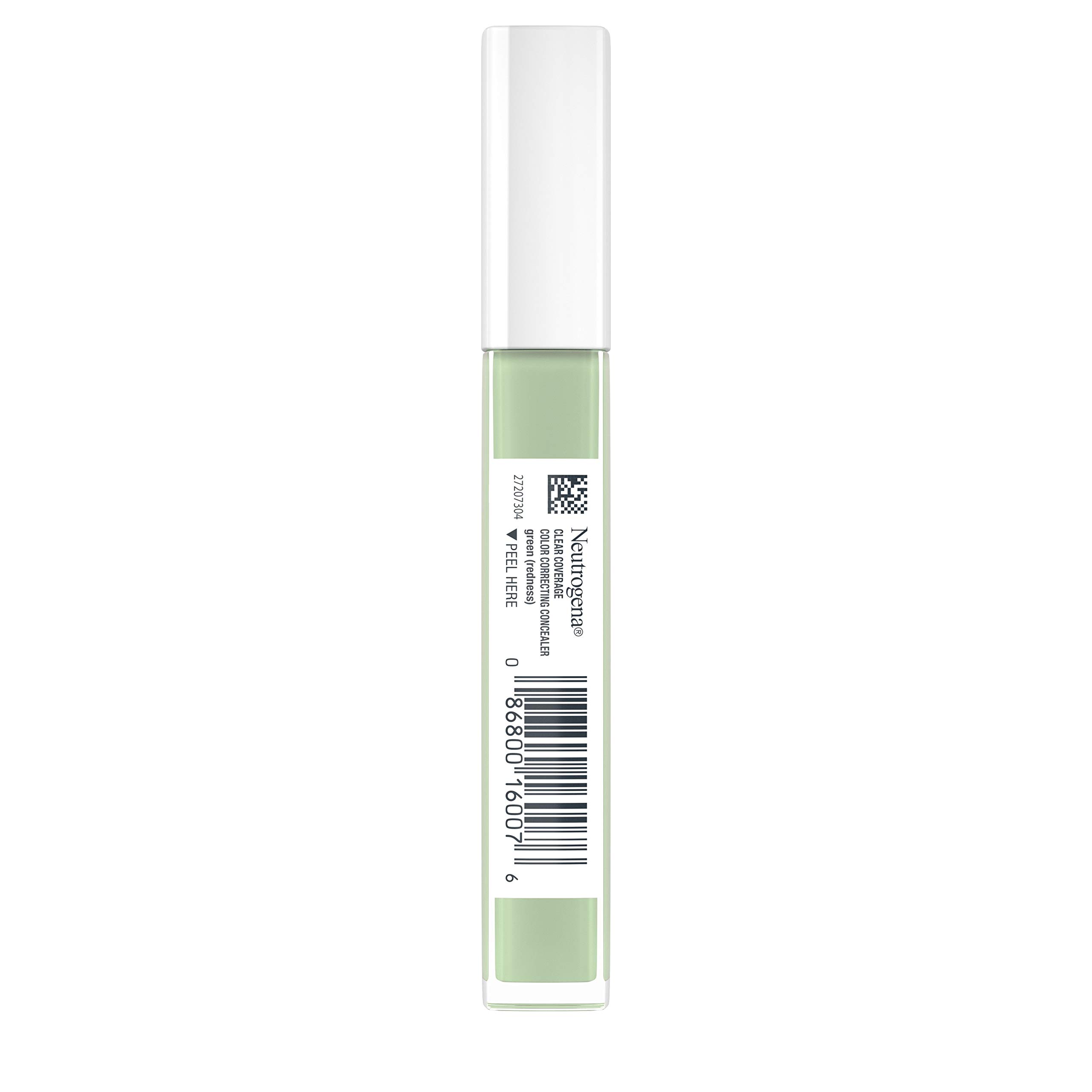 Neutrogena Clear Coverage Color Correcting Lightweight Face Concealer Makeup with Niacinamide & Green Pigment to Help Reduce Redness, 0.24 Fl Oz
