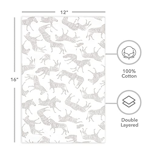 Baby Burp Cloths - 6 Pack Large 100% Cotton - Washcloths Double Layered Absorbent Burping Cloth Extra Absorbent Baby Burp Cloth Extra Soft for Boys and Girls