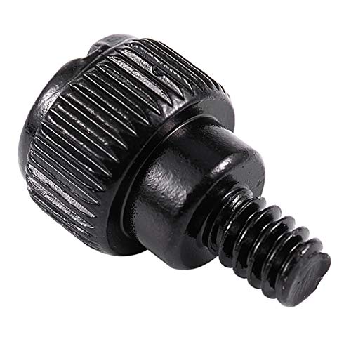 QJKW Screw 32x6mm Desktop Computer PC case case Thumbscrew Black 100 pcs Robust and Easy to use (Color : Black)