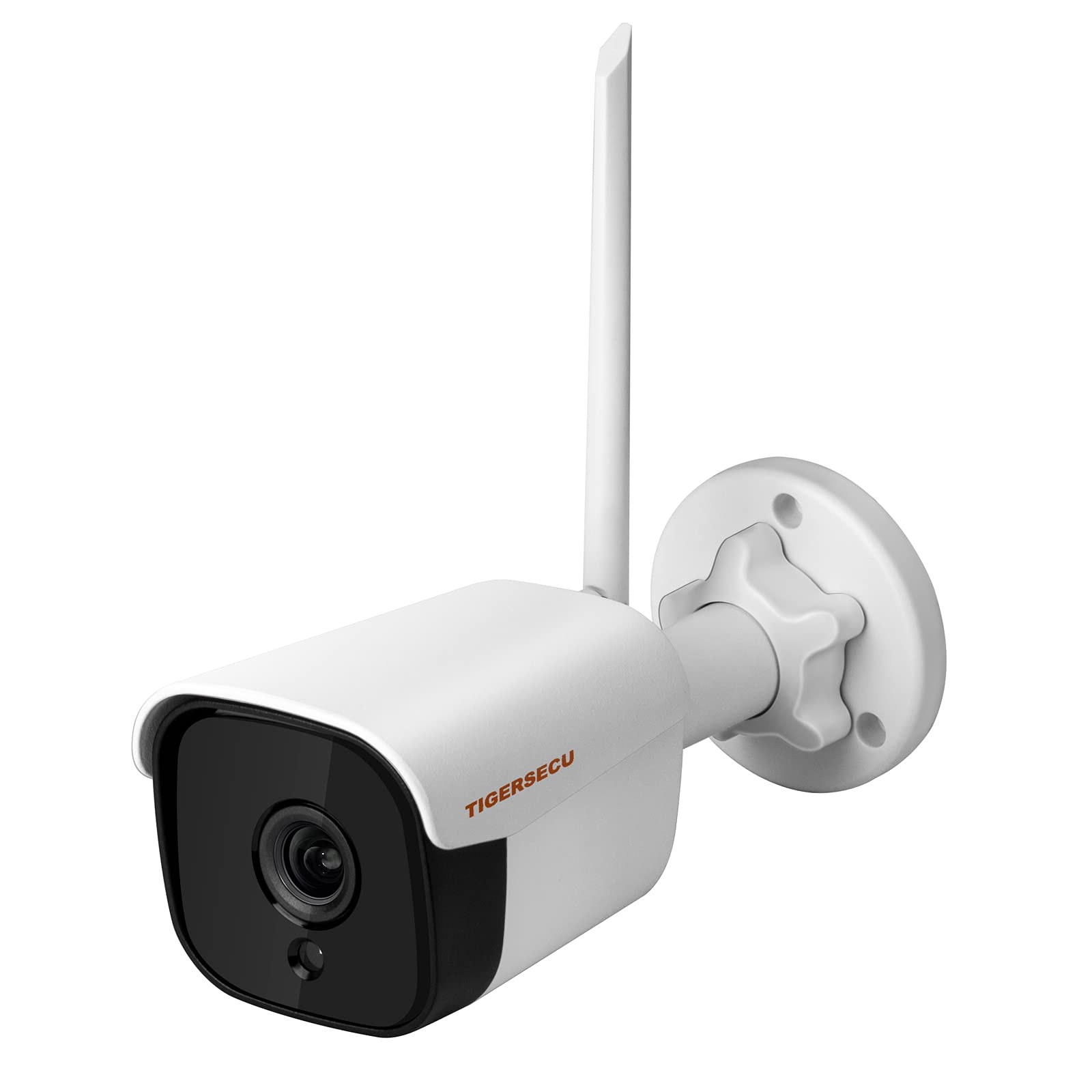 TIGERSECU Add-On Camera for use only 1080P WiFi NVR Security System, Weatherproof, AI Human Detection (Power Supply Sold Separately)