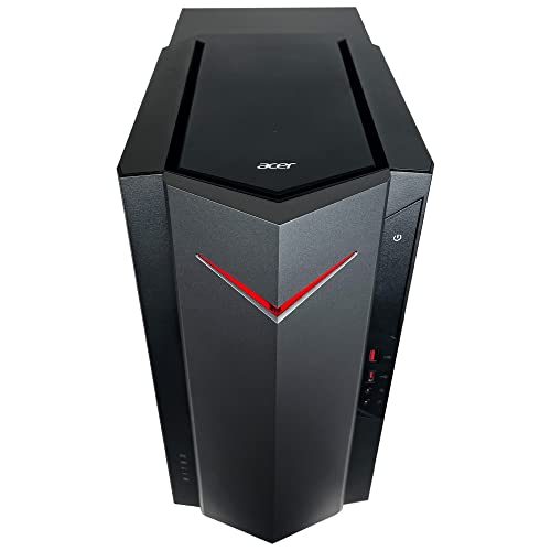 acer Nitro 50 N50 Gaming Desktop Computer - 12th Gen Intel Core i9-12900K 16-Core up to 5.2GHz CPU, 64GB RAM, 2TB NVMe SSD + 12TB HDD, GeForce RTX 3060Ti 8GB GPU, Intel Wi-Fi 6, Windows 11 Pro
