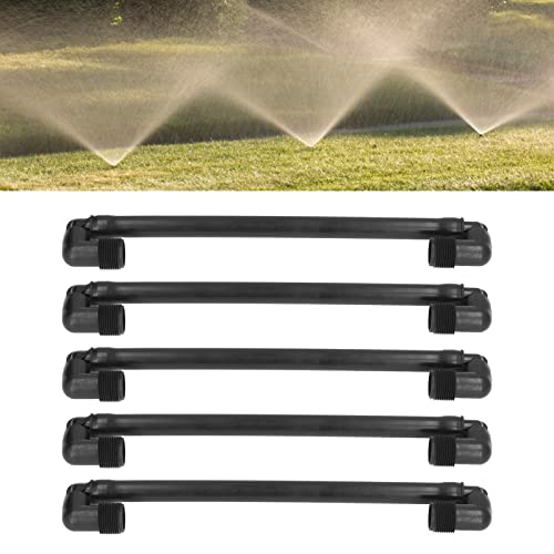 5PCS Swing Joint Pipe G3/4 External Thread 360 Degrees Rotatable Swing Joint Assembly 13.4 Inch Pipe Swing Assembly for Home Lawns Gardening Sprinkler