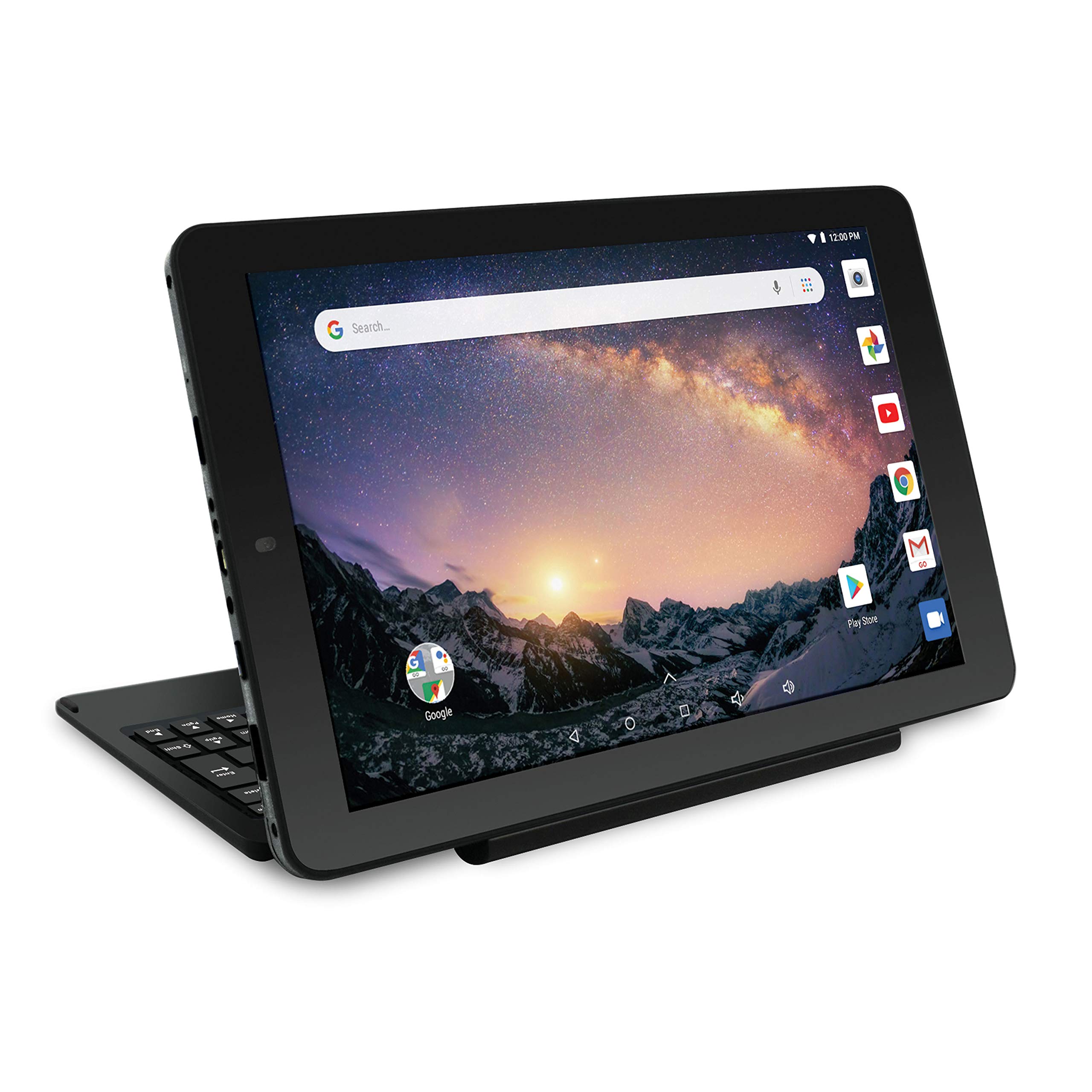 2018 RCA Galileo Pro 11.5" 32GB Touchscreen Tablet Computer with Keyboard Case Quad-Core 1.3Ghz Processor 1GB Memory 32GB HDD Webcam Wifi Bluetooth Android 6.0 - Charcoal