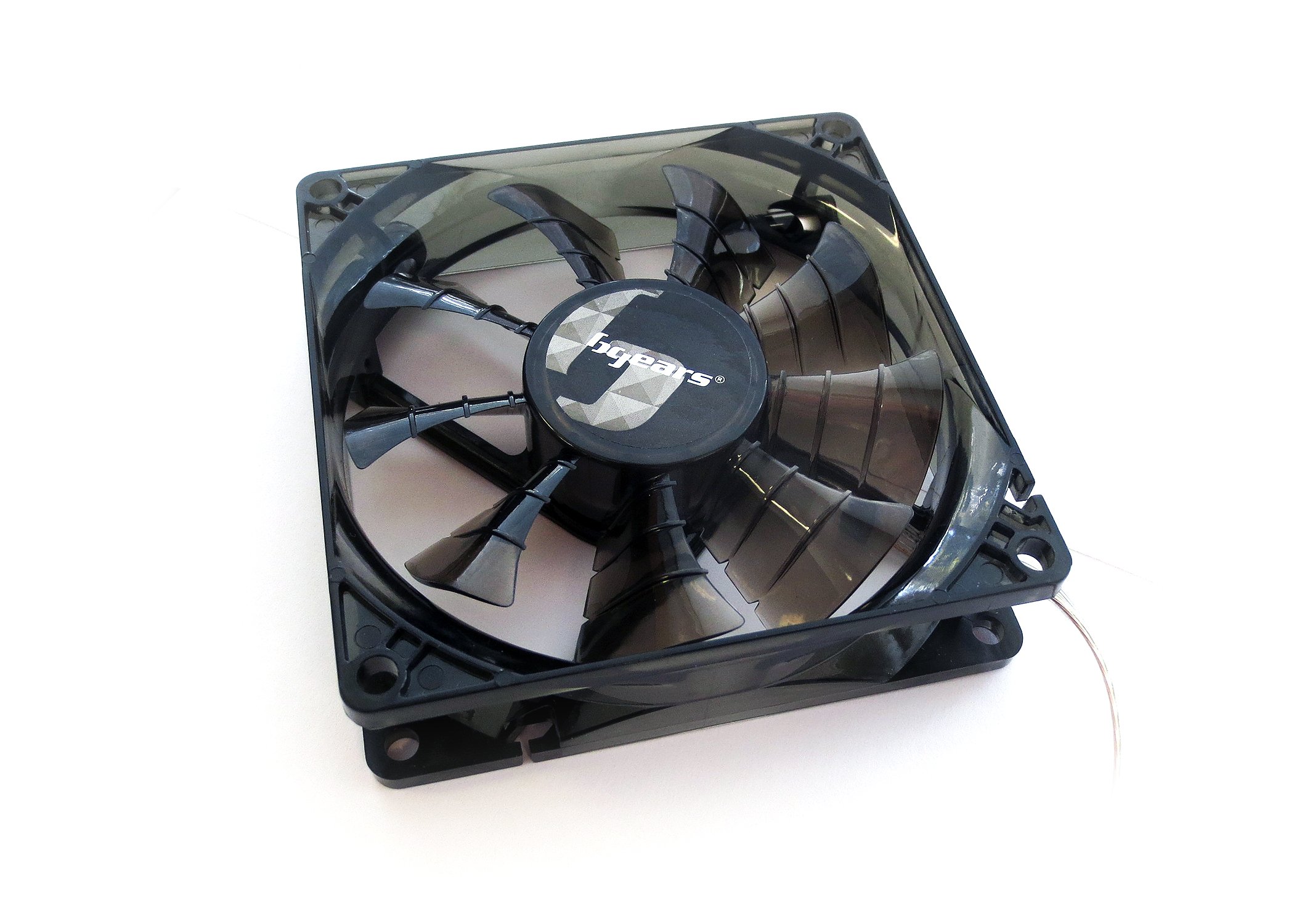 Bgears 90 mm 2 Ball Bearing High Speed High Performance Fan, Translucent Black (b-PWM 90 Black 2ball)