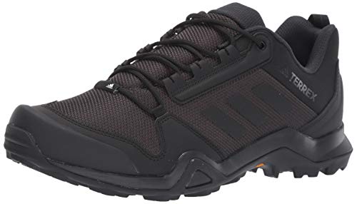 adidas outdoor mens Terrex Ax3 Hiking Boot, Black/Black/Carbon, 11.5 US