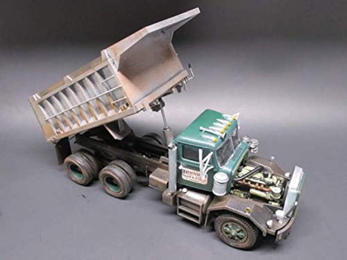 AMT Autocar Dump Truck - 1/25 Scale Model Truck Kit - Buildable Vintage Vehicle for Kids and Adults