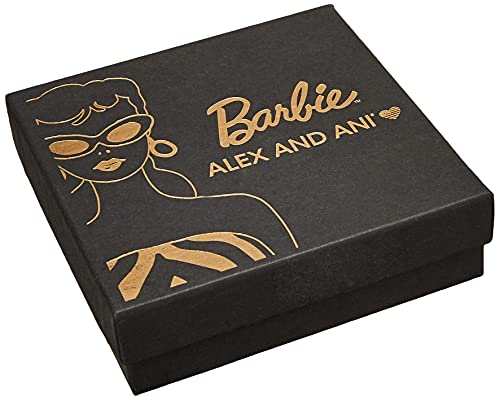 Alex and Ani Barbie Charm Bangle Bracelet/Confidence is Your Best Accessory One Size, Shiny Silver