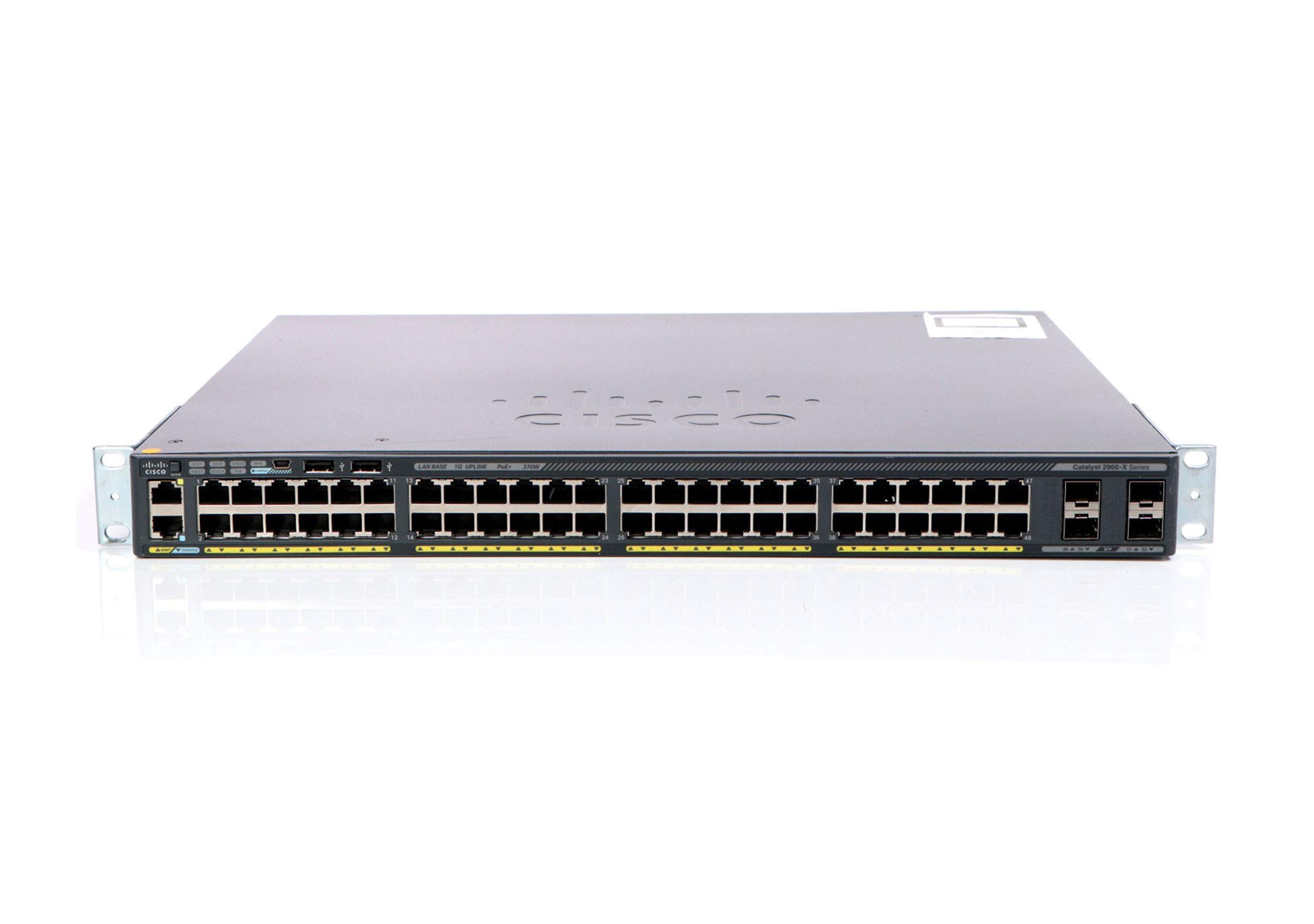 Cisco WS-C2960X-48LPS-L Catalyst 2960X Series 48-Port PoE+ Gigabit Ethernet Switch (Renewed)