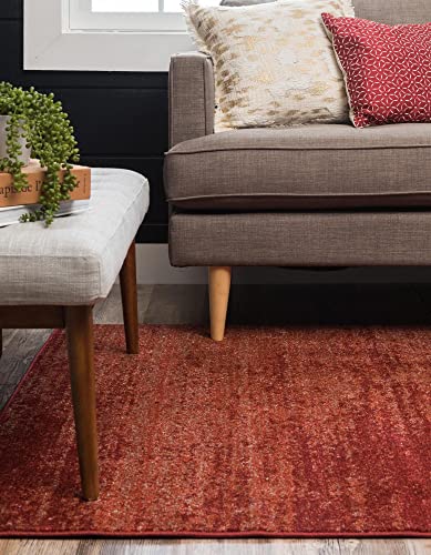 Rugs.com Angelica Collection Rug β 2' x 3' Terracotta Medium Rug Perfect for Entryways, Kitchens, Breakfast Nooks, Accent Pieces