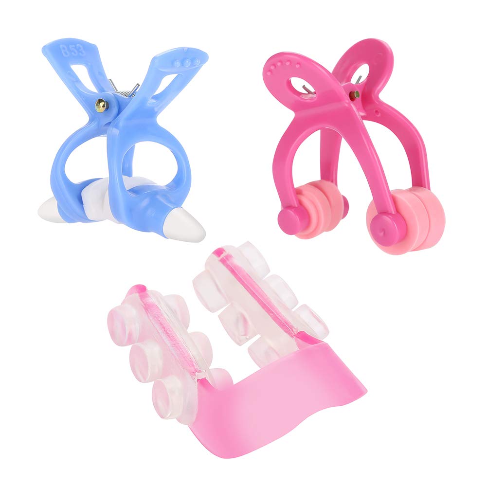 Nose Shaper,ANGGREK 3pcs Nose Shaper Massager Clip Straightening Beauty Clip Nose Up Clip Correction Set New