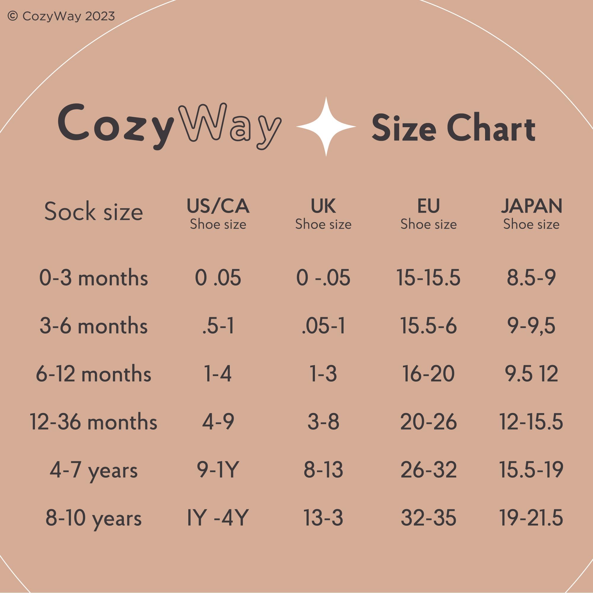CozyWay Baby Knee High Bow Socks For Baby Girls Infant 0-9 Months 6-6 Pack